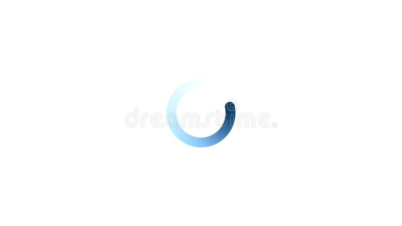 Circle Loading Icon Loop Loading Icon with a 60fps White Background Stock Video - Video of ...