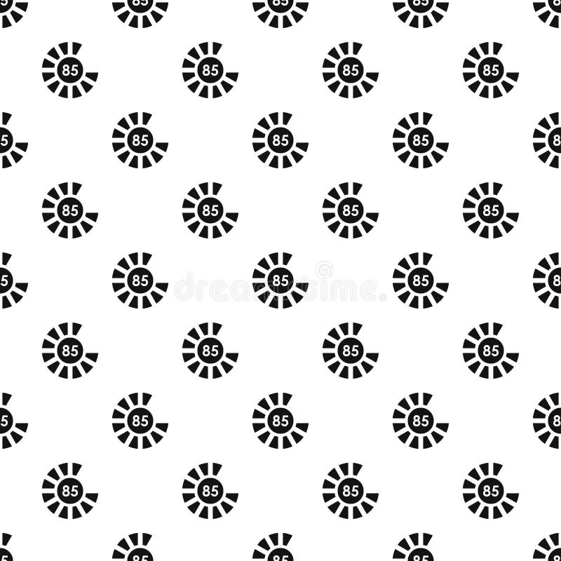 Circle Loading, 85 Percent Pattern, Simple Style Stock Vector ...