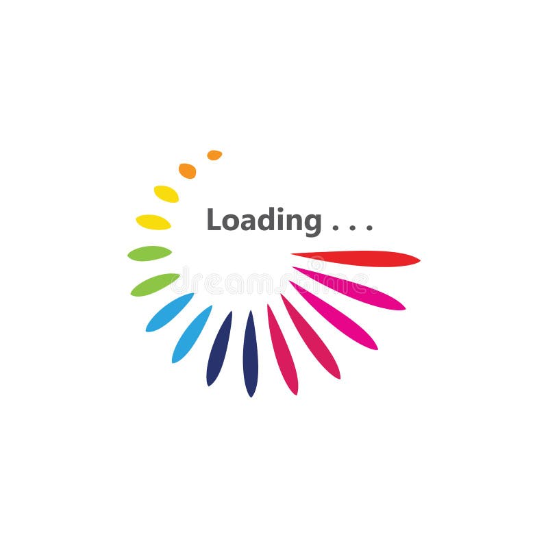 Circle Loading Spinning Progress Upload Template Buffering Waiting ...