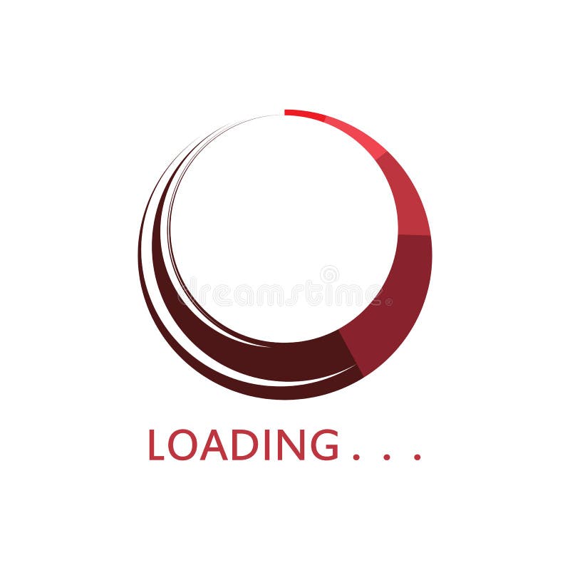 Circle Loading Spinning Website Template Buffering Waiting Indicator ...