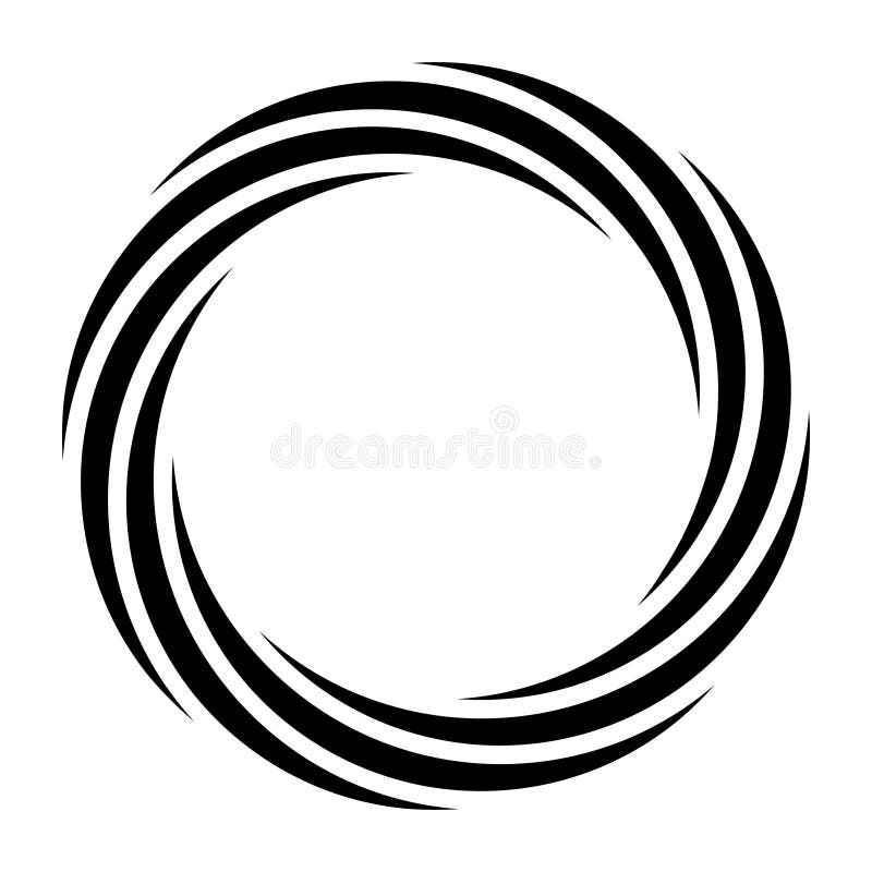 Circle Logo Design Motion Round Element, Movement Fantasy Stripe ...