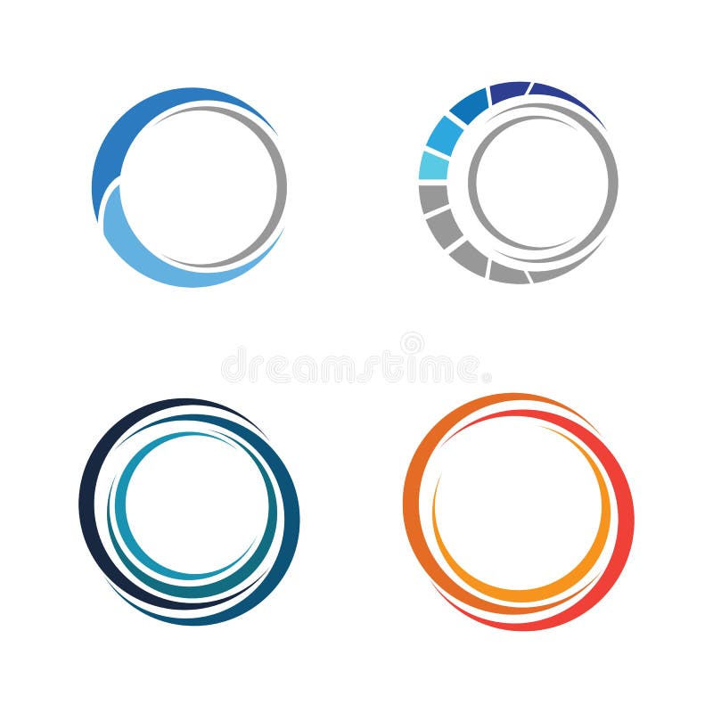 Circle Logo Icon Illustration Design Template - Vector Stock Vector ...