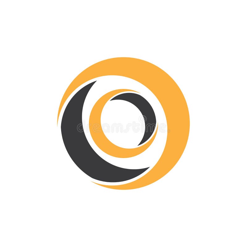 Circle Logo Symbol Template Vector Icon Stock Illustration ...