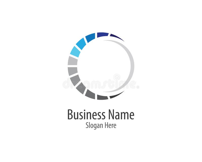 Circle logo template stock vector. Illustration of disk - 150763168