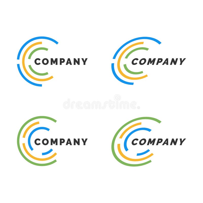 Circle Logo Template. Circular Icon Design. Stock Vector - Illustration ...