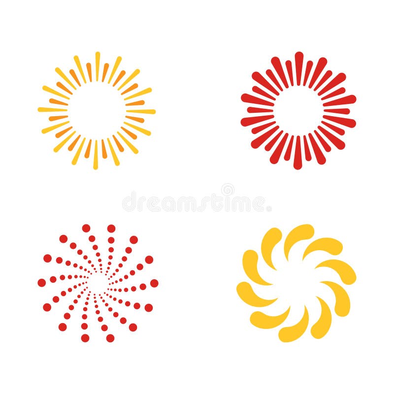 Circle Logo Template. Circular Icon Design. Stock Vector - Illustration ...