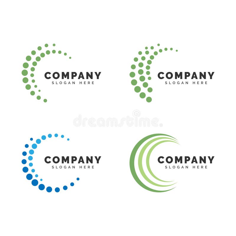 Circle Logo Template. Circular Icon Design. Stock Vector - Illustration ...