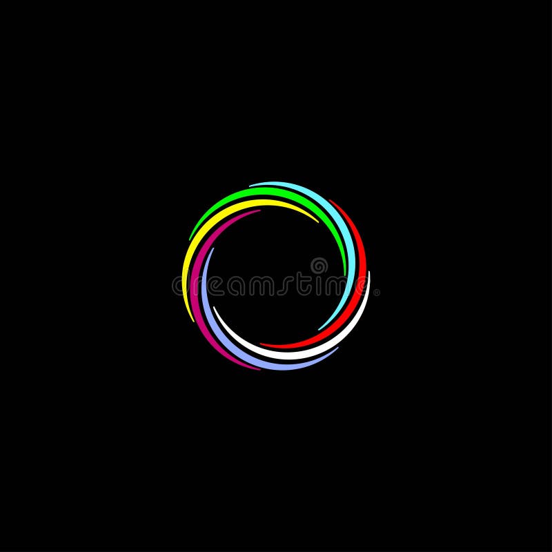 Circle Logo Template . Circle Illustration Stock Vector - Illustration ...