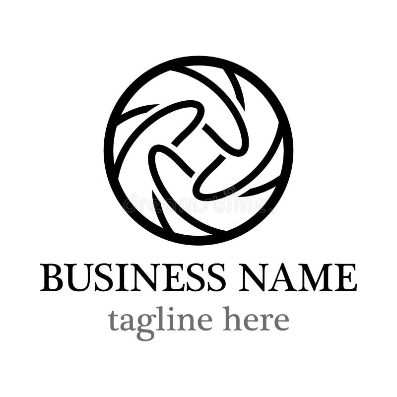 Circle logo template stock vector. Illustration of logo - 223559188