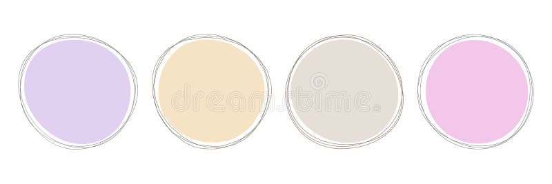 Circle Logo Template Vector for Personal Brands, Monograms, Natural ...