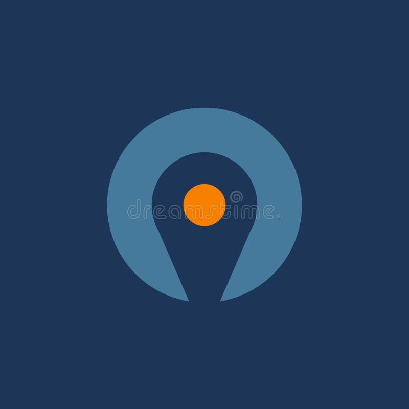 Circle Logo Vector Template. Eps 10. Abstract Symbol for Identity. Map ...