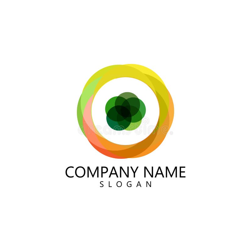 Circle logo vector stock vector. Illustration of idea - 198361387