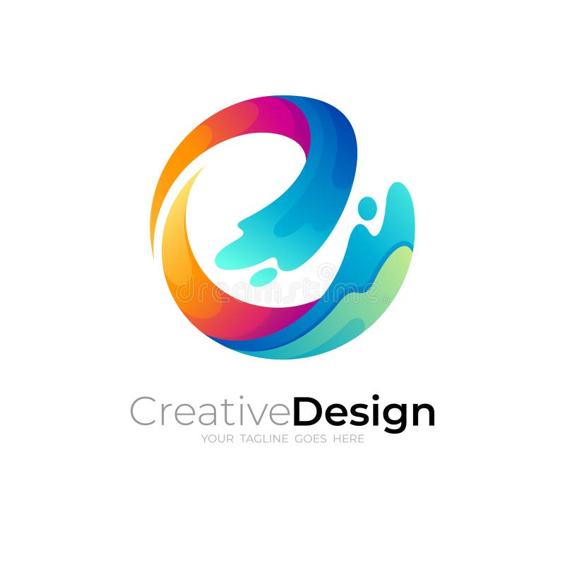 3d Wave Logo Circle Stock Illustrations – 2,618 3d Wave Logo Circle ...