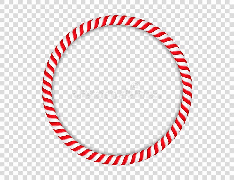 Candy Cane Circle stock vector. Illustration of space - 48088665