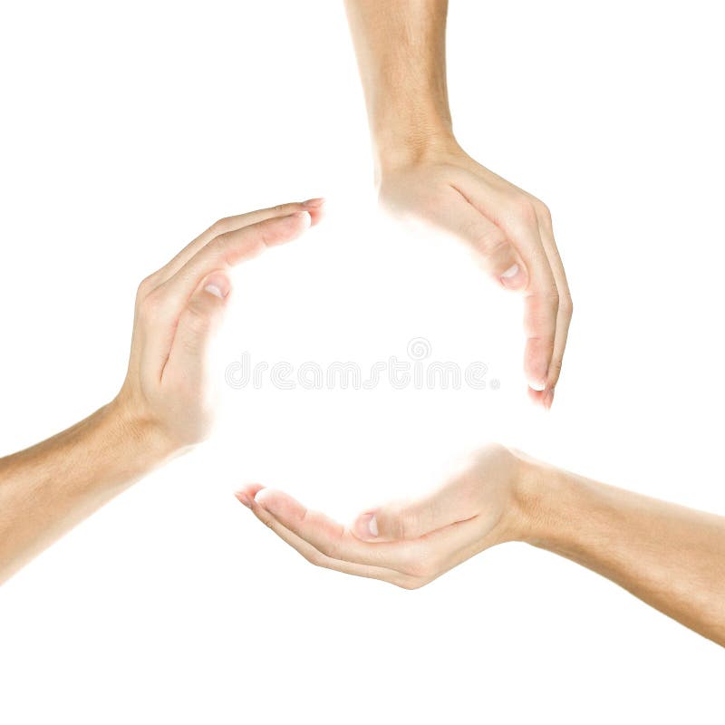 Circle made of hands stock image. Image of creativity - 24608793
