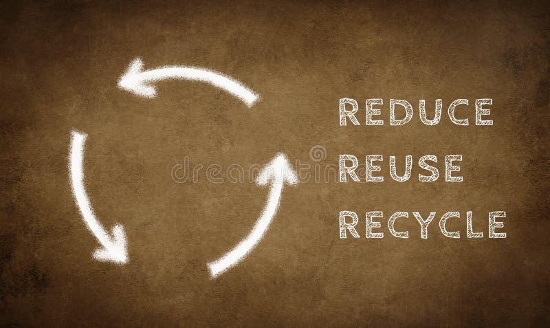 Circle Made by Three Arrows Standing for Reduce, Reuse and Recycle ...