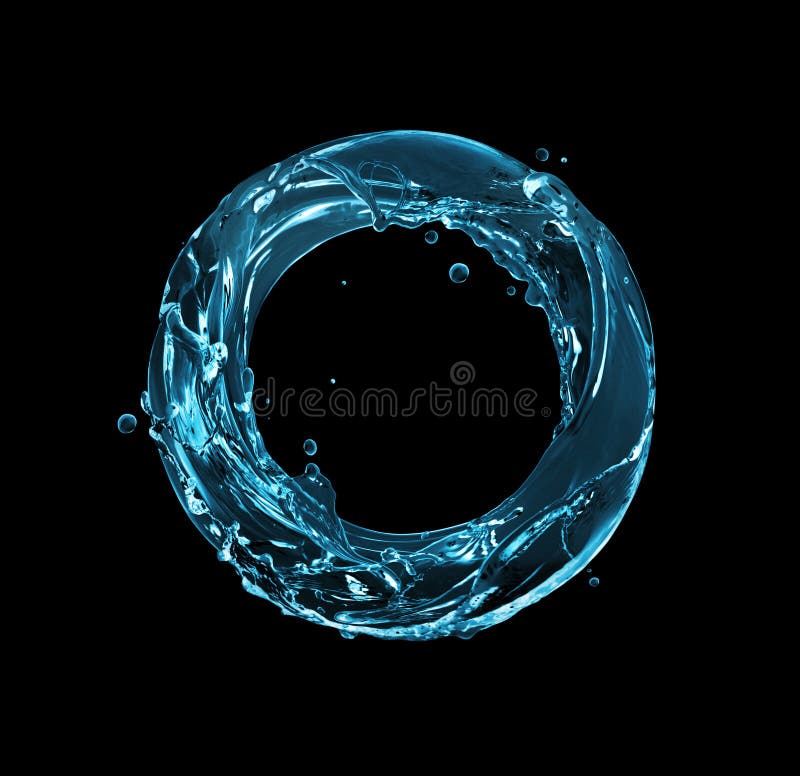 Circle Made Water Splashes Stock Illustrations – 163 Circle Made Water ...