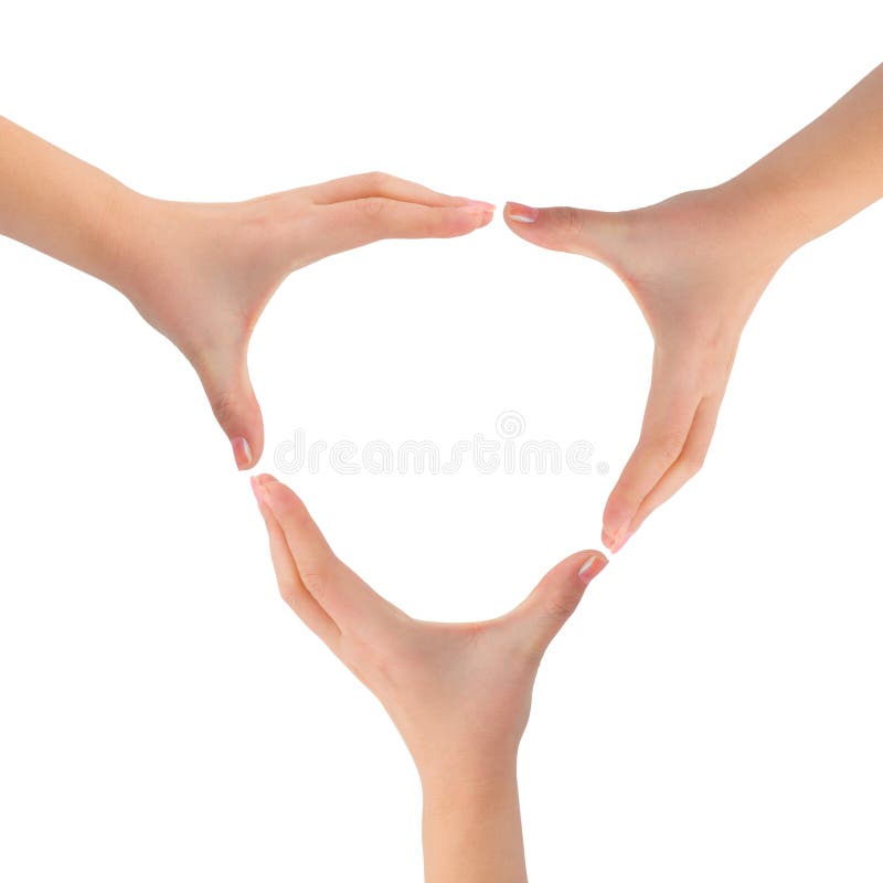 Circle made of hands stock image. Image of creativity - 24608793