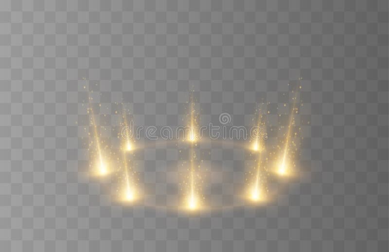 Magic Light Vector Effect. Glow Special Effect Light, Flare, Star and ...