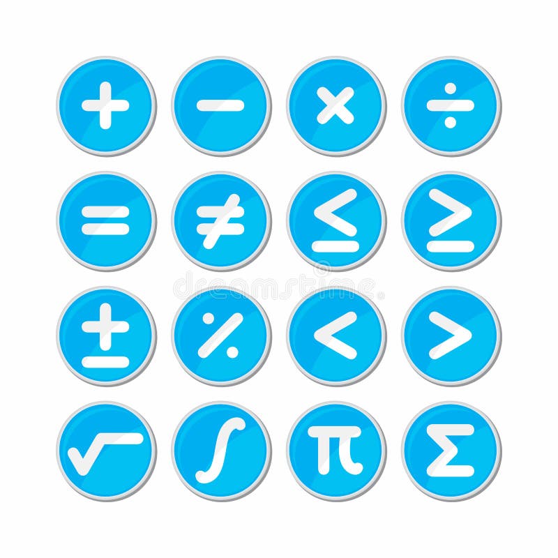 Circle Mathematics Symbol Icon Vector. Stock Illustration ...