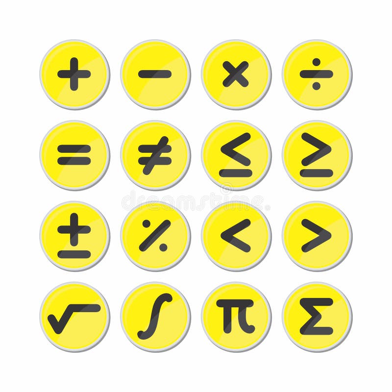 Circle Mathematics Symbol Icon Vector. Stock Illustration ...