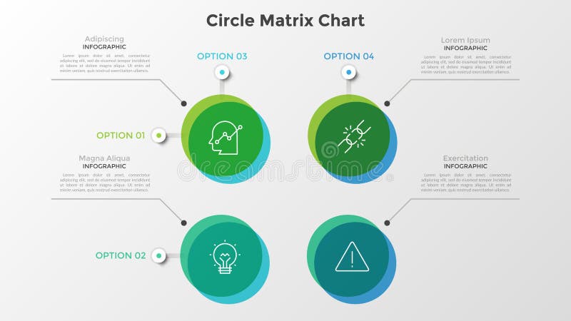 Infographic Design Template Stock Vector - Illustration of circle ...