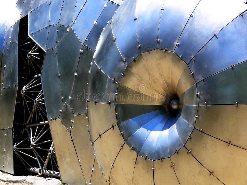 Circle Metal stock image. Image of sculpture, metal, abstract - 3315909