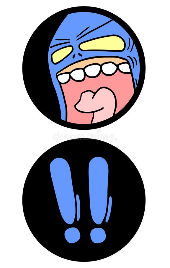 Circle monster stock vector. Illustration of shouting - 29372066