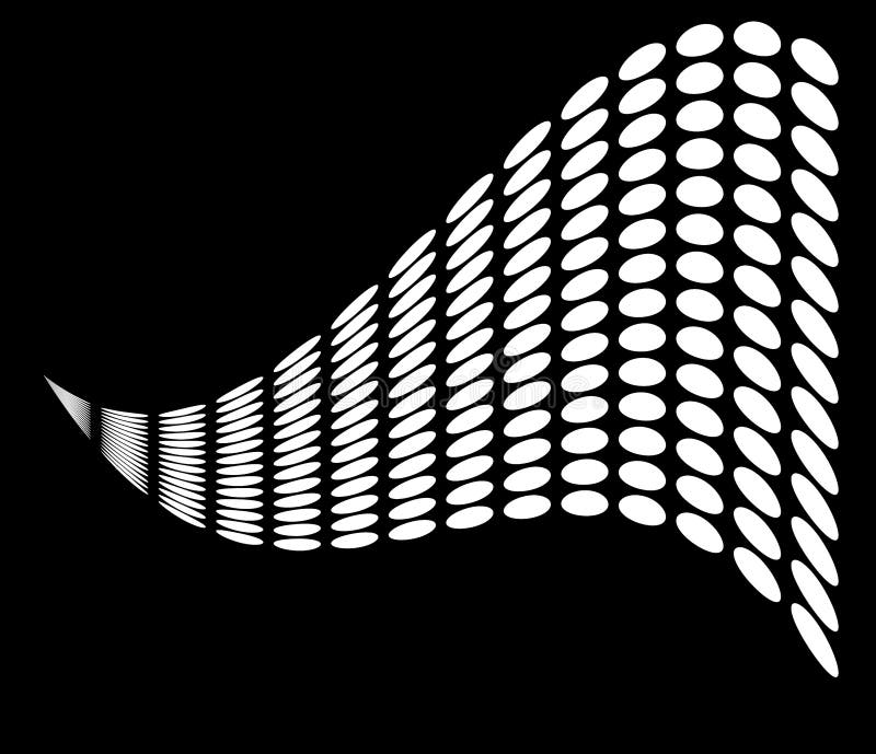 Circle Mosaic, Grid, Mesh with Distort, Deform Effect Stock Vector ...