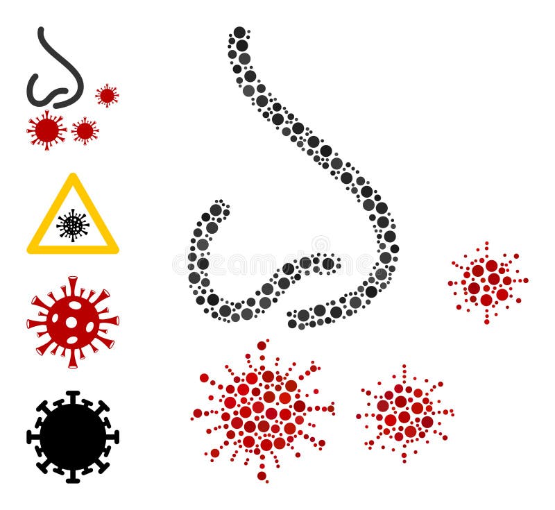 Nasal Infection stock illustration. Illustration of infection - 30303781