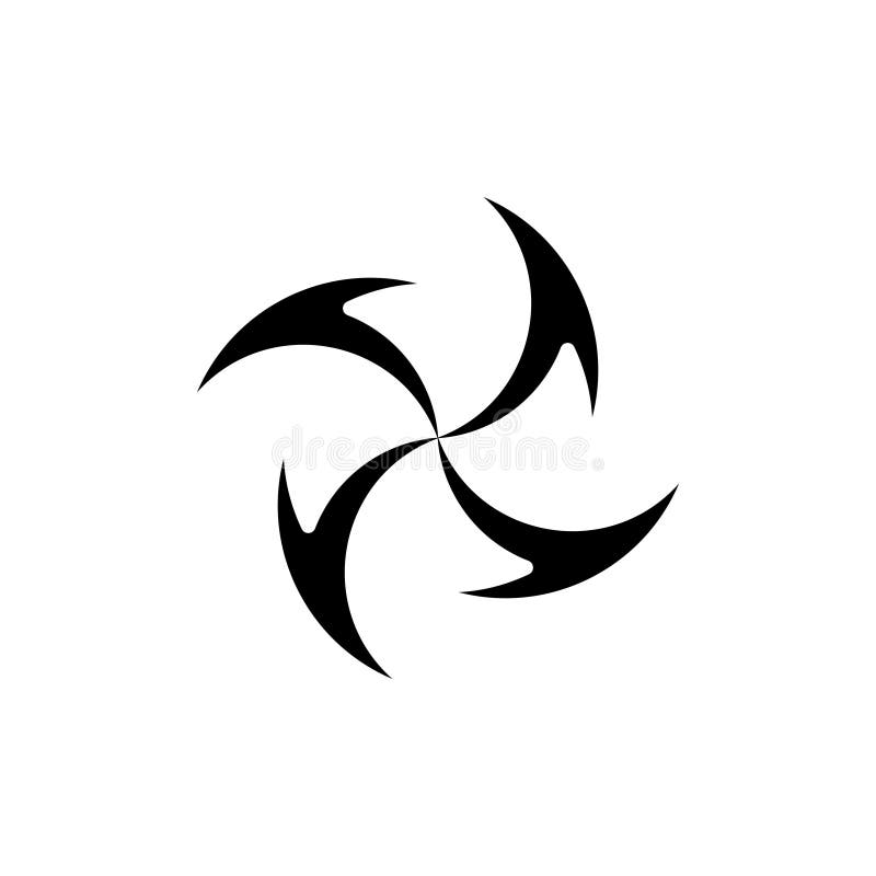 Circle Motion Arrow Rotate Simple Logo Vector Stock Vector ...