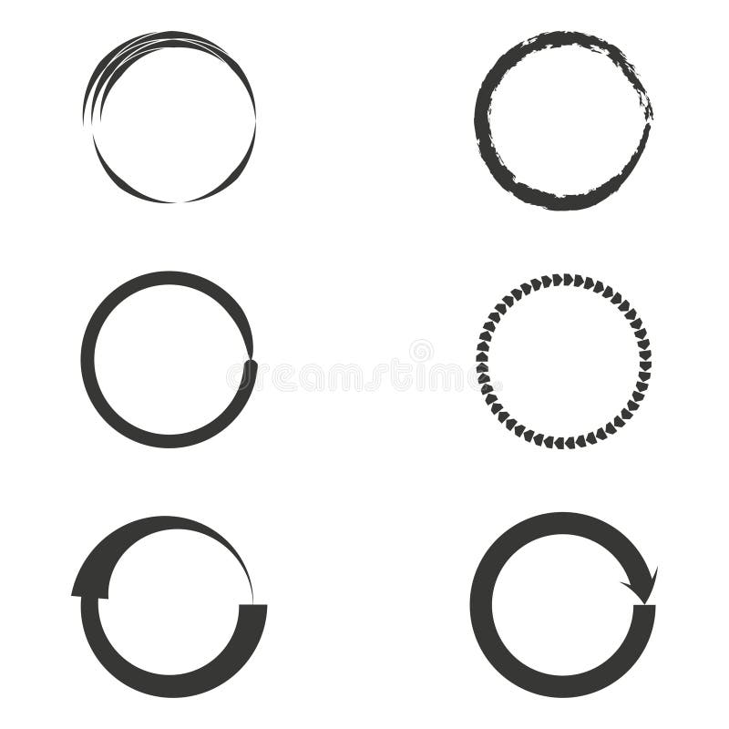 Circle Node Icon. Connection Point Symbol. Vector Hub Graphic. Black ...