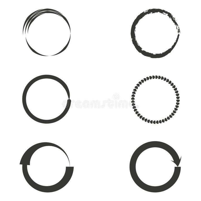 Circle Node Icon. Connection Point Symbol. Vector Hub Graphic. Black ...