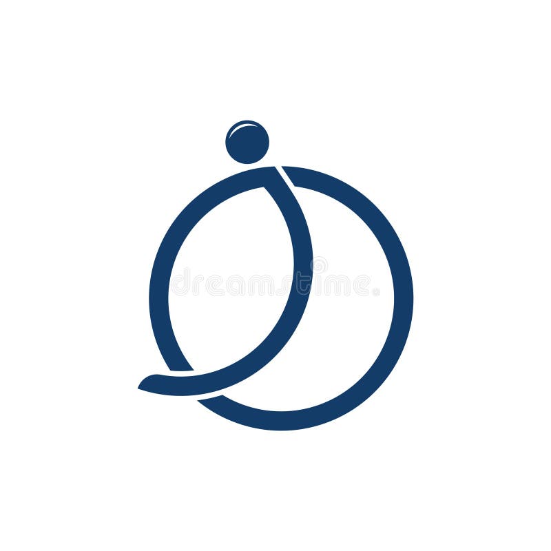 Circle Object Movement Circle Logo Vector Stock Vector - Illustration ...