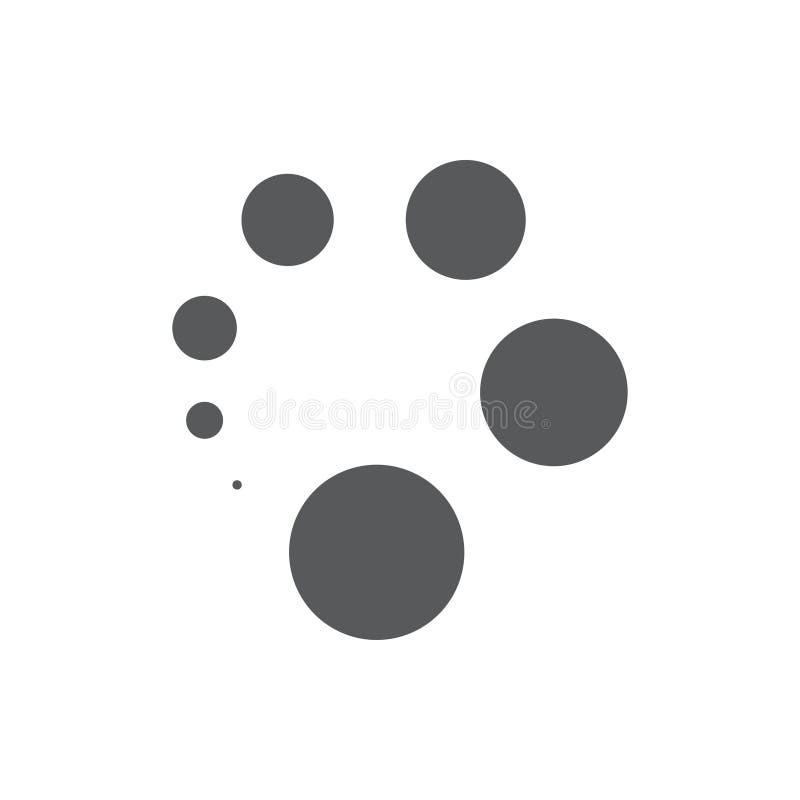 Circle Object Movement Circle Logo Vector Stock Vector - Illustration ...