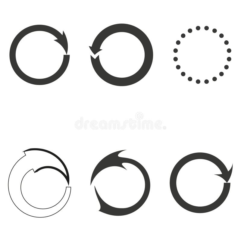 Circle Orbit Icon. Cosmic Path Symbol. Vector Ring Graphic. Blue Subtle Design Stock ...