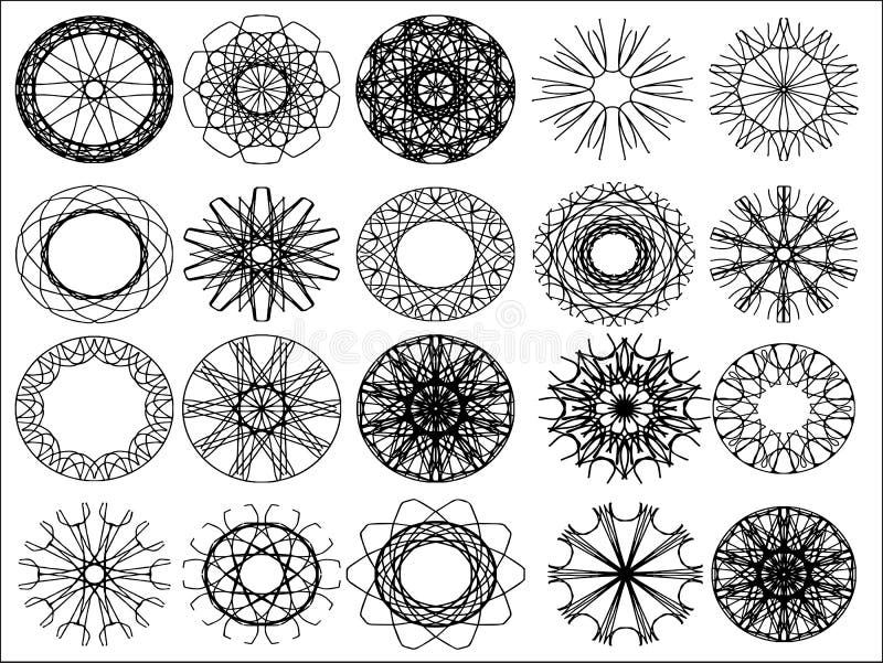 Circle ornament design stock vector. Illustration of decorative - 79147238