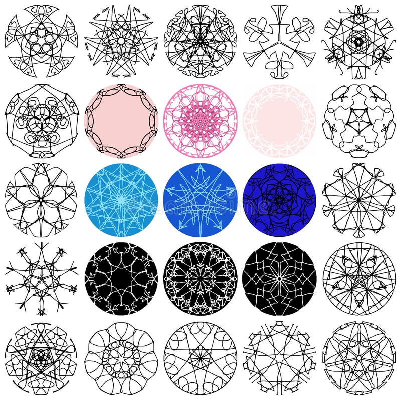 Circle ornament design stock vector. Illustration of graphic - 79147550