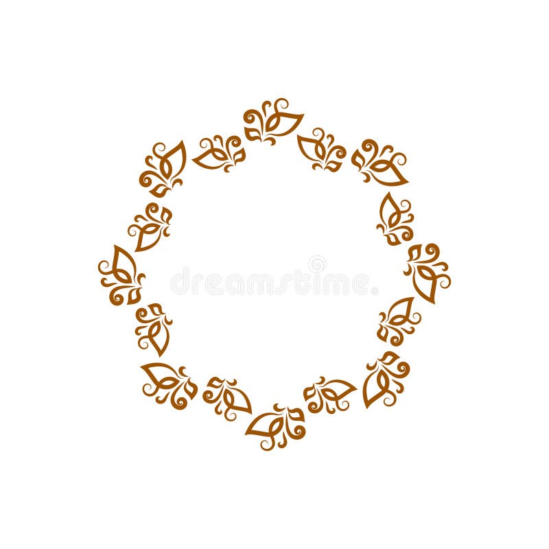 Circle ornament logo stock vector. Illustration of isolated - 312041019