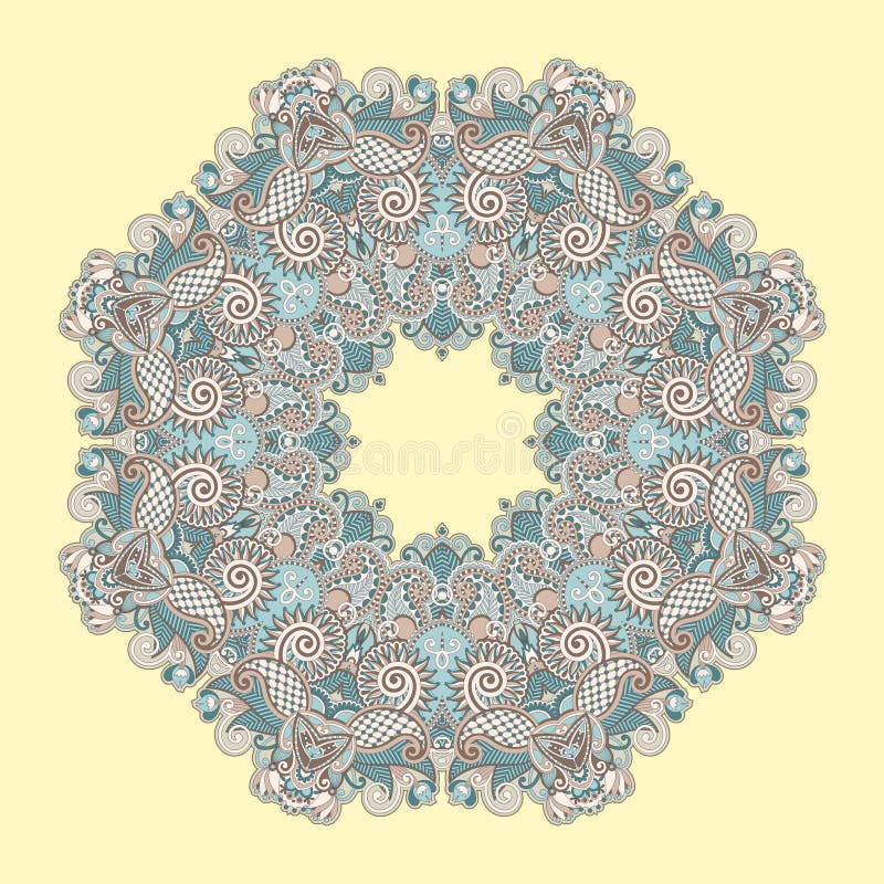 Circle ornament stock vector. Illustration of calligraphy - 44908379