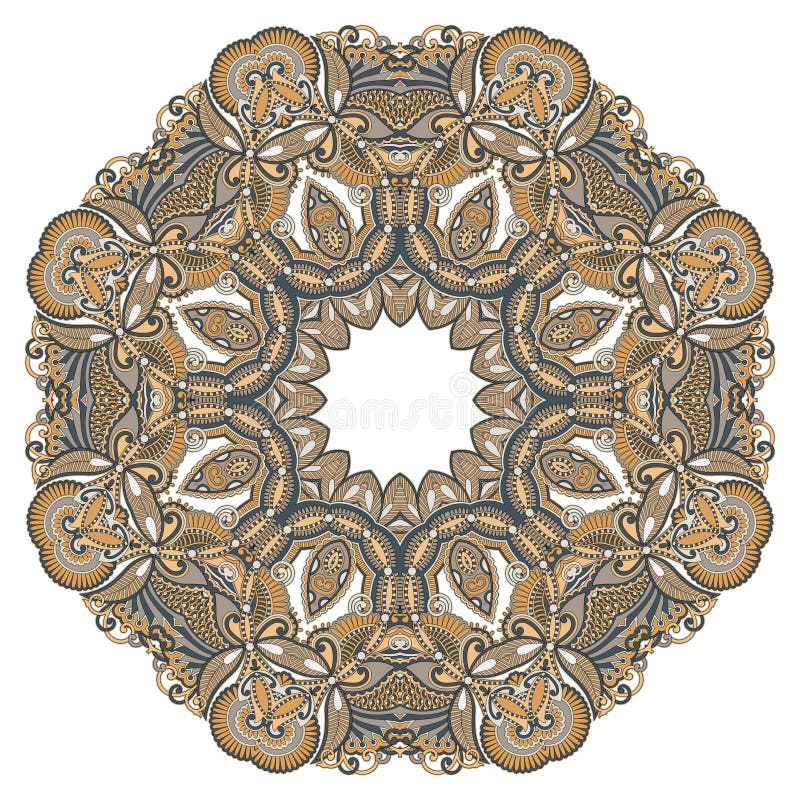 Circle ornament stock vector. Illustration of pattern - 44908665