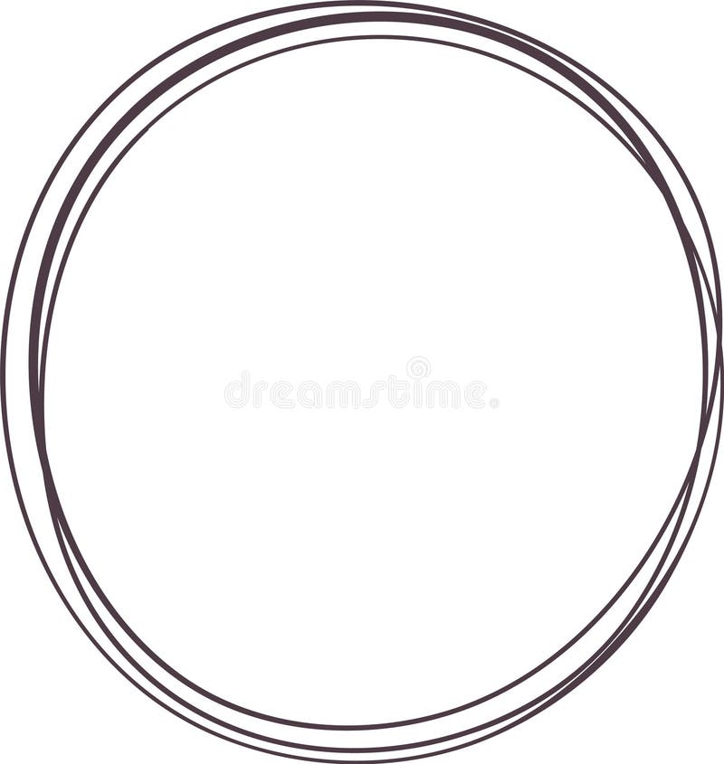 Circle Outline Frame stock vector. Illustration of element - 319734158