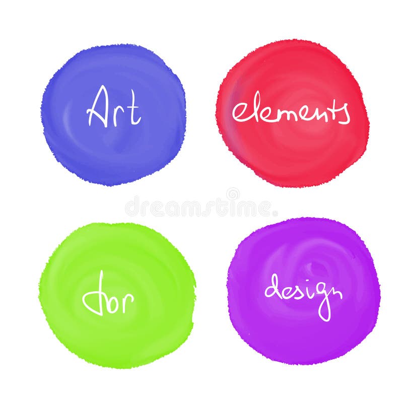 Circle paint drop set stock vector. Illustration of graphic - 44836945