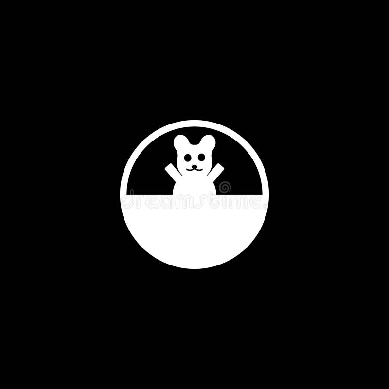 Circle Panda Vector Logo Design . Panda Icon Stock Vector ...