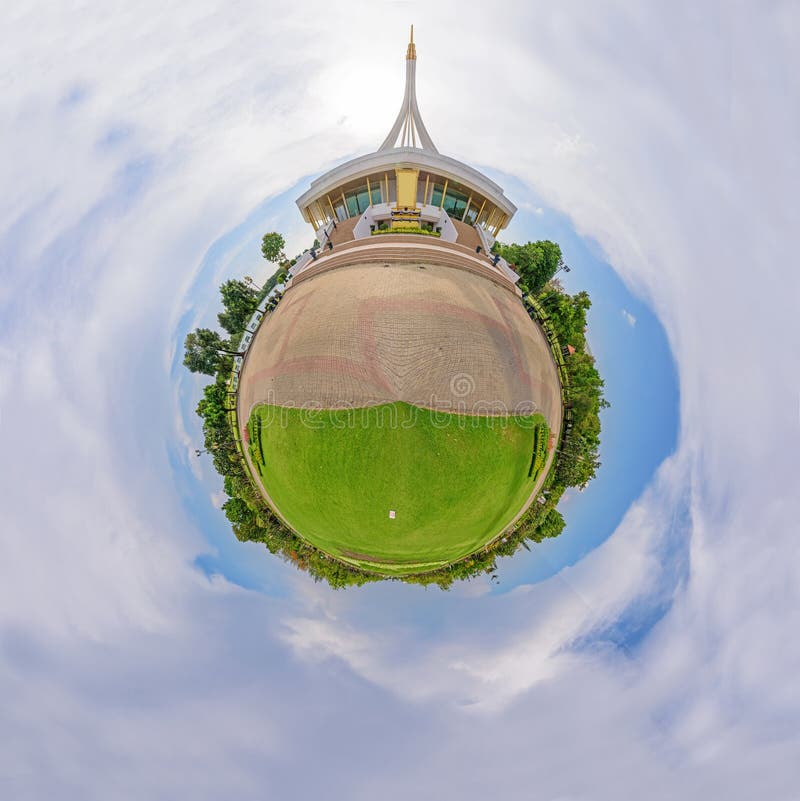 Circle Panorama of Public Park Stock Image - Image of rotate, panoramic ...
