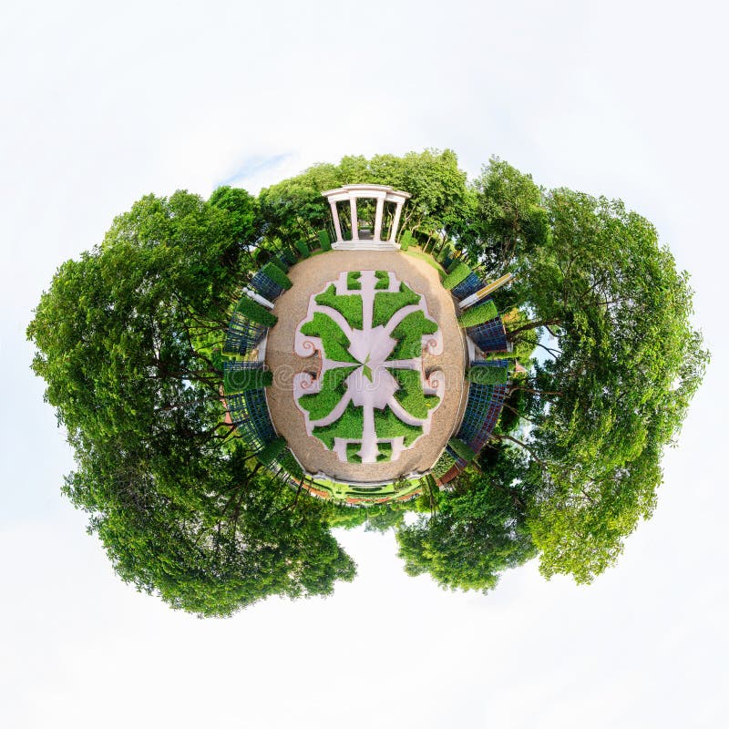 Circle Panorama of Public Park Stock Photo - Image of rotate, leisure ...
