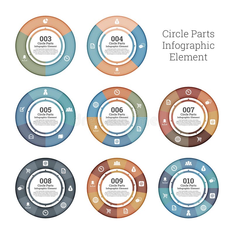 Circle Parts Stock Illustrations – 25,506 Circle Parts Stock ...