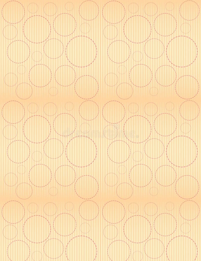 Organic Warm Circle Pattern Stock Illustration - Illustration of ...