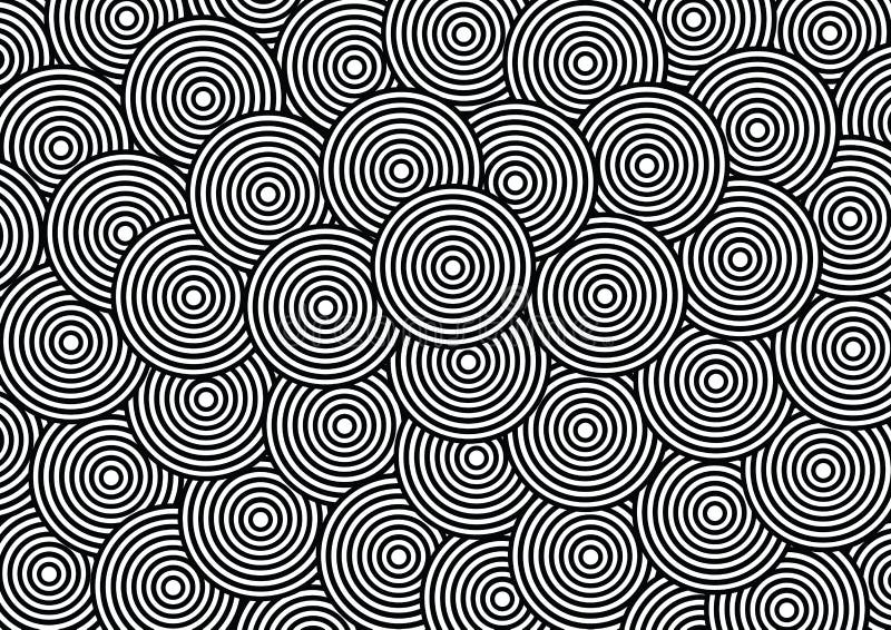 Seamless Pattern. Circle Elements Texture. Stock Vector - Illustration ...