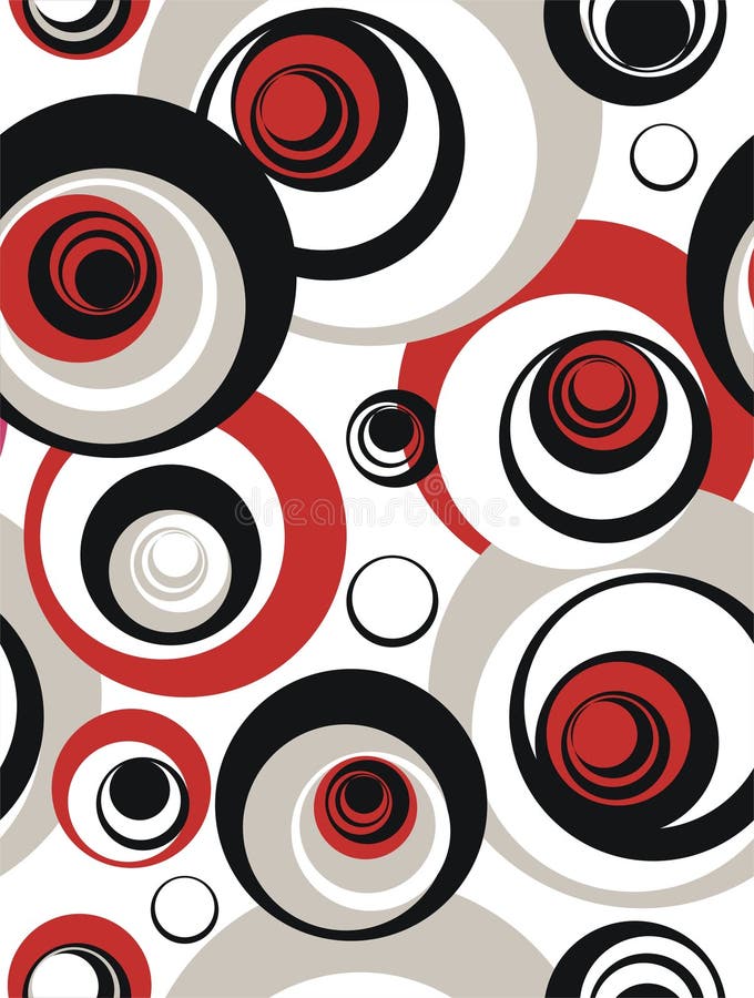 Circle pattern stock vector. Illustration of vector, seamless - 8629755